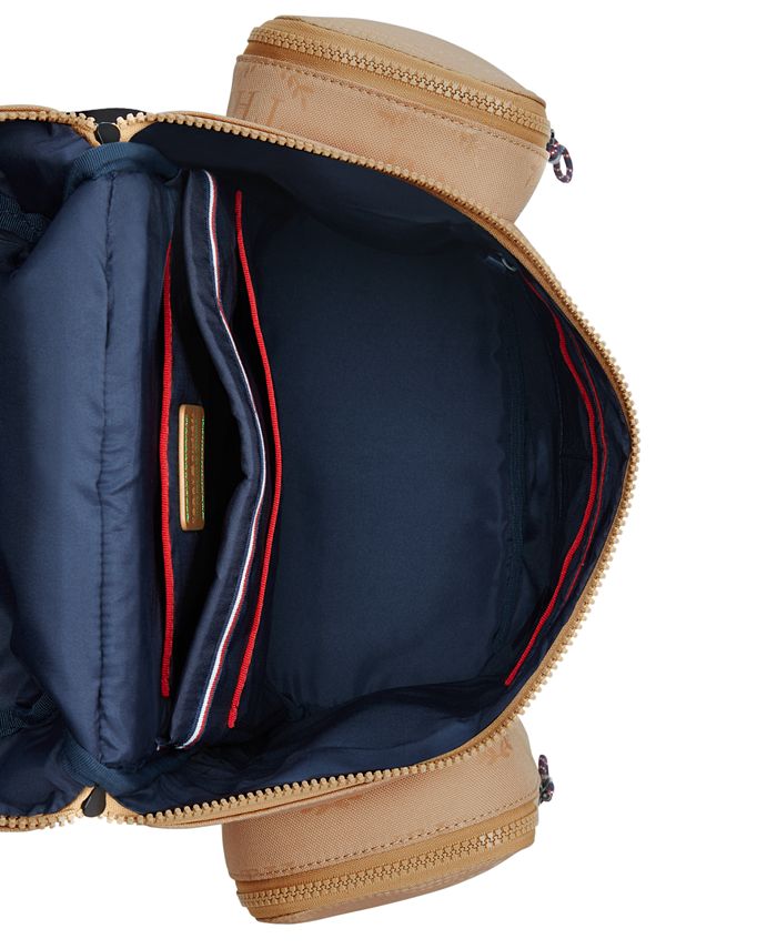Tommy Hilfiger Men's Chasen Logo-Print Side-Pocket Backpack - Macy's