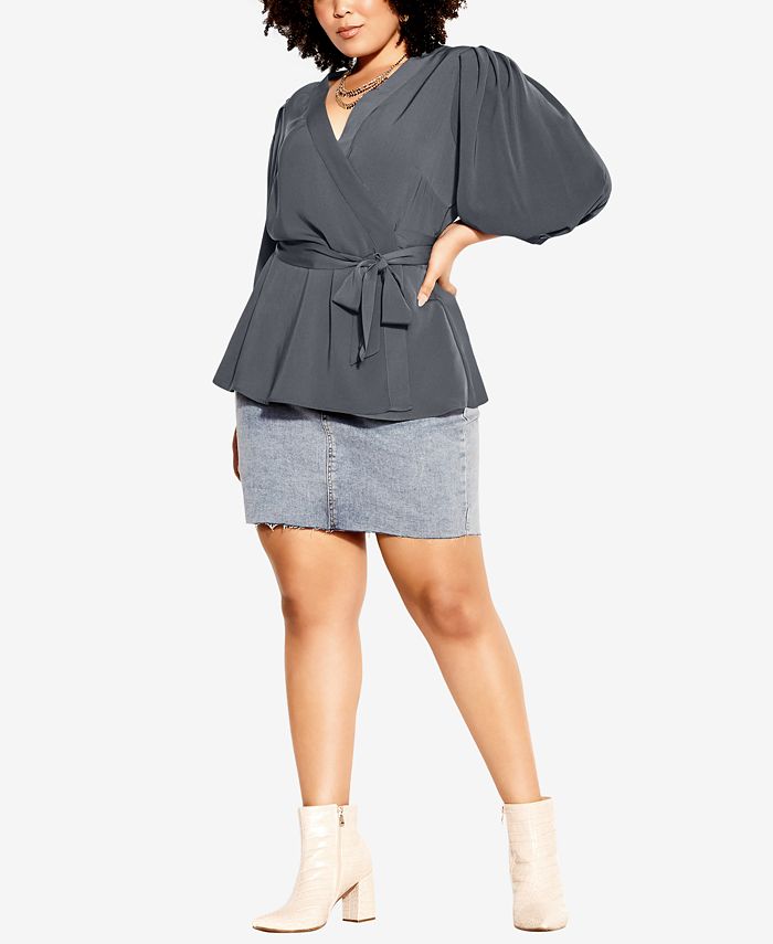 CITY CHIC Plus Size Sultry Top - Macy's