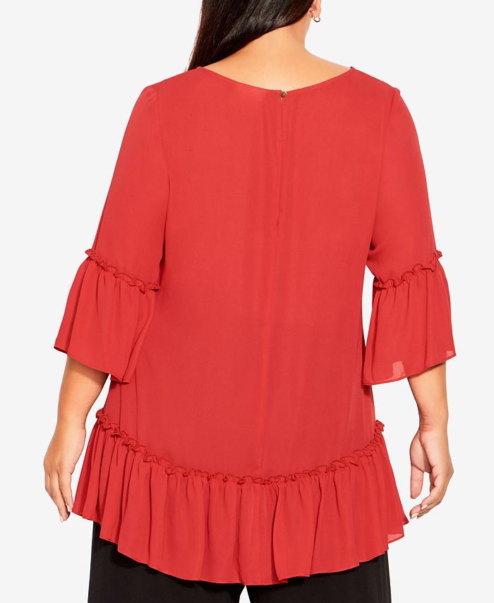 Avenue Plus Size Estella Top Macys