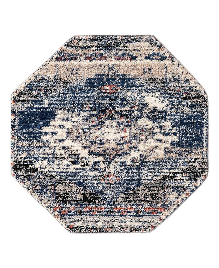 Bayshore Home Pimma PMA-02 4' x 4' Octagon Area Rug - Macy's