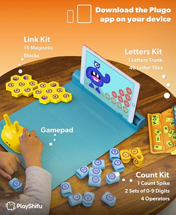 PlayShifu Plugo Stem Wiz Pack with Letters, Link and Count - Macy's