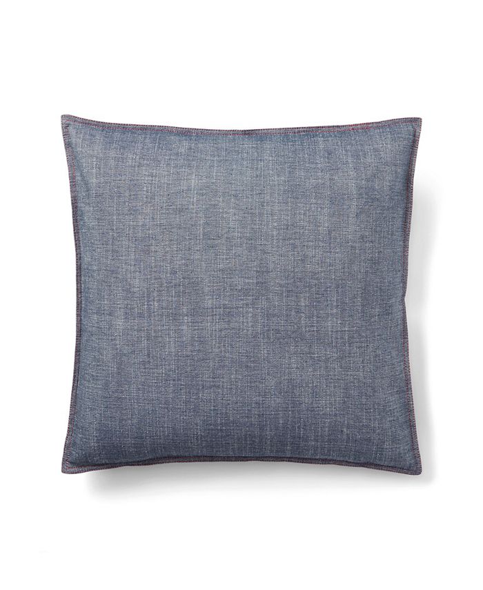 Lauren Ralph Lauren Dominique Chambray Decorative Pillow, 20" x 20 ...