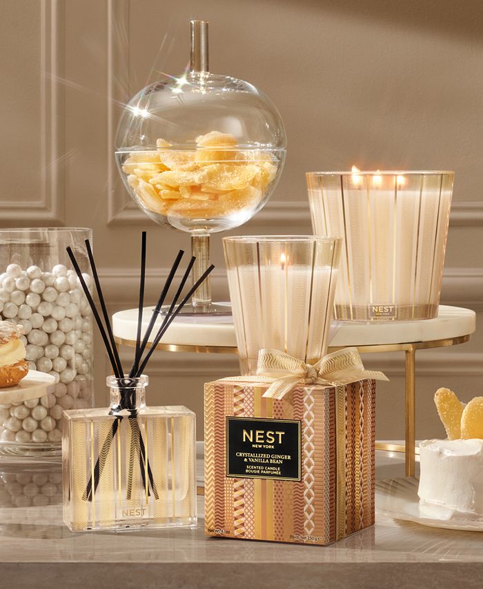 NEST New York Crystallized Ginger & Vanilla Bean Classic Candle, 8.1 oz ...