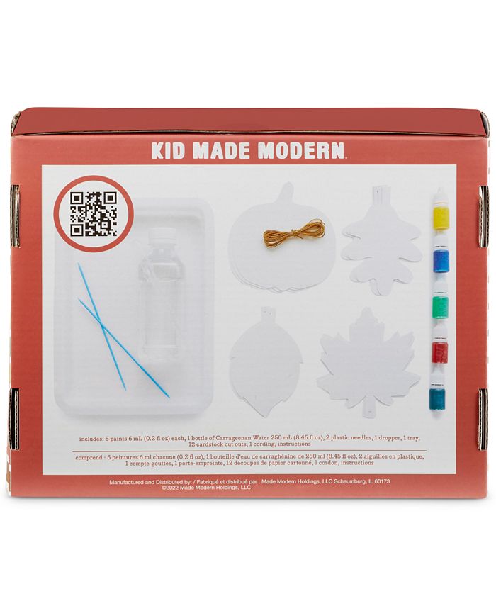 Kid Made Modern Fall Garland Marbeling Craft Kit - Macy's