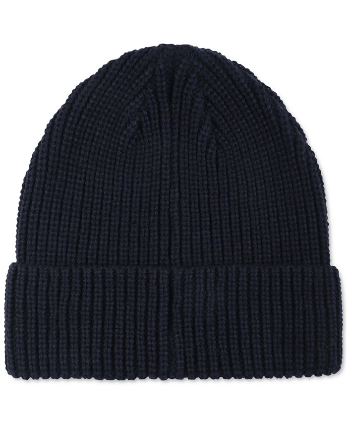 Tommy Hilfiger Men's Shaker Cuff Hat Beanie with Ghost Patch - Macy's