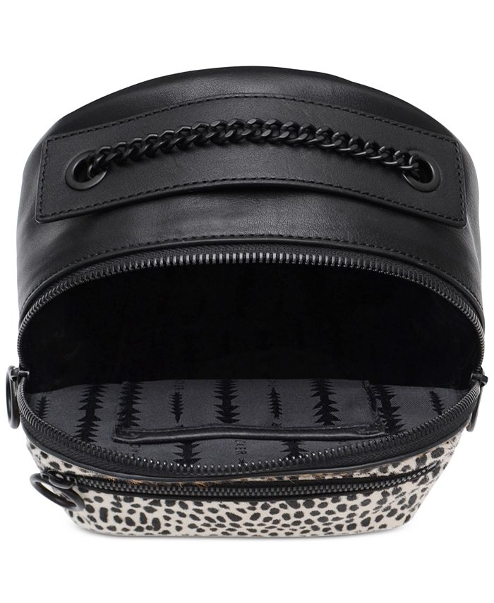 Thacker Marly Mini Animal Print Calf Hair Zippered Backpack - Macy's