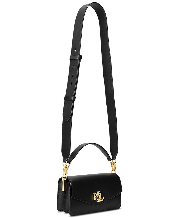 Lauren Ralph Lauren Small Leather Tayler Convertible Crossbody Bag - Macy's