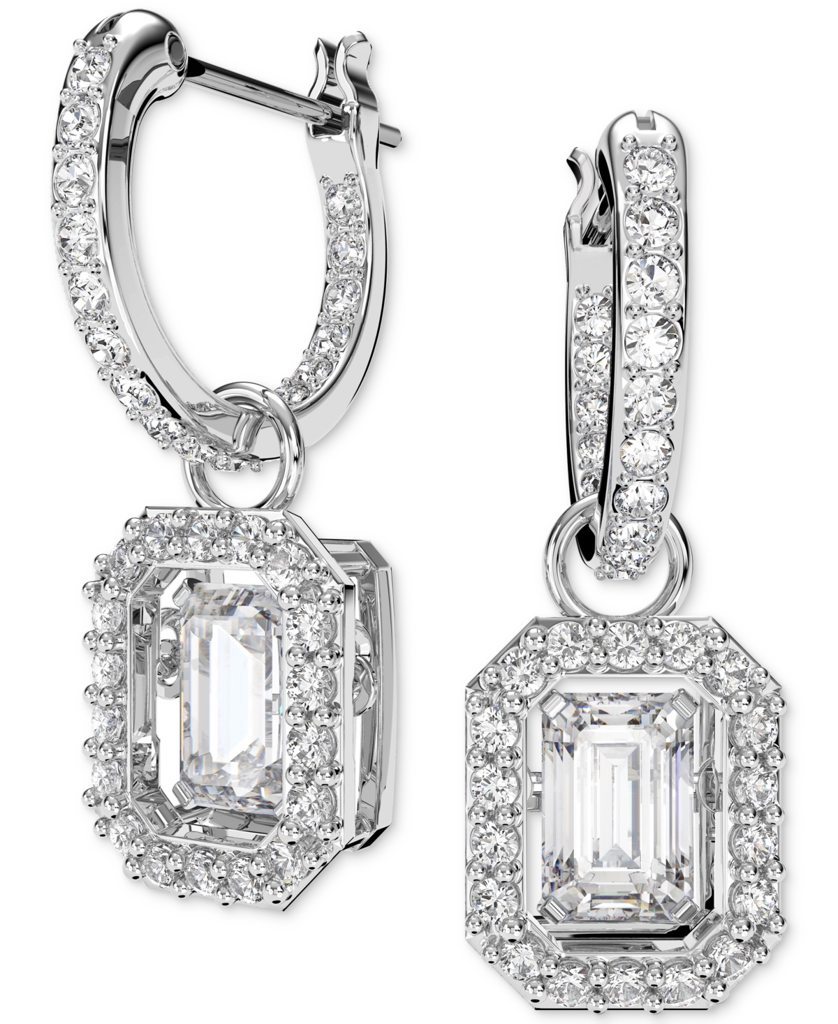 Click here for Swarovski Silver-Tone Millenia Crystal Drop Earrin... prices