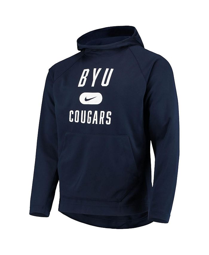 Nike Men's Navy BYU Cougars Spotlight Performance Raglan Pullover ...