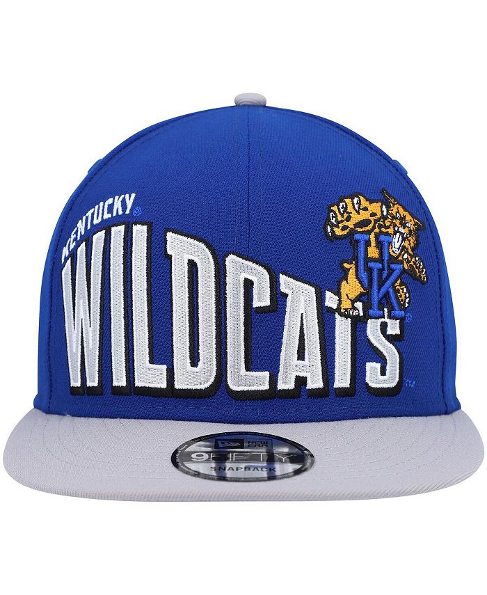 New Era Men's Royal Kentucky Wildcats Two-Tone Vintage-Like Wave 9FIFTY ...