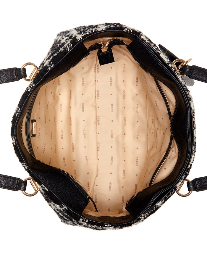 GUESS Tweed Fantine Tote & Reviews - Handbags & Accessories - Macy's