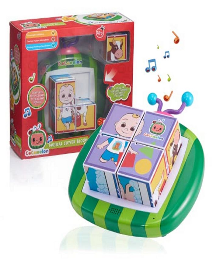 WOW! Stuff Cocomelon Toys Musical Clever Building Blocks Toy - Macy's