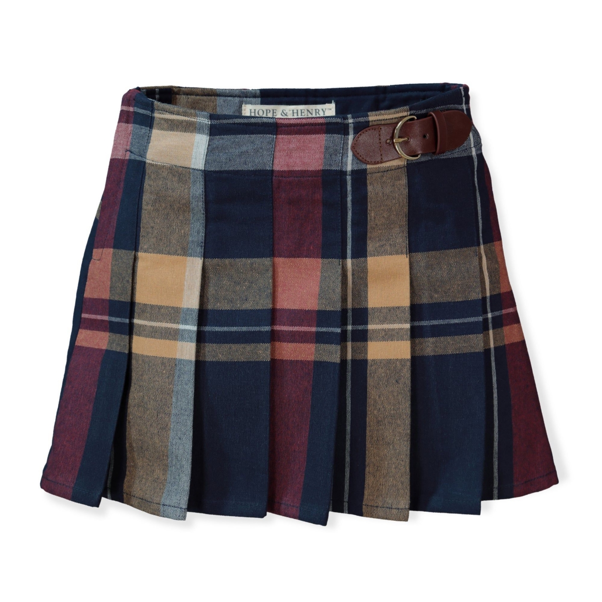 Click here for Hope & Henry Girls Pleated Skirt with Buckle Detai... prices