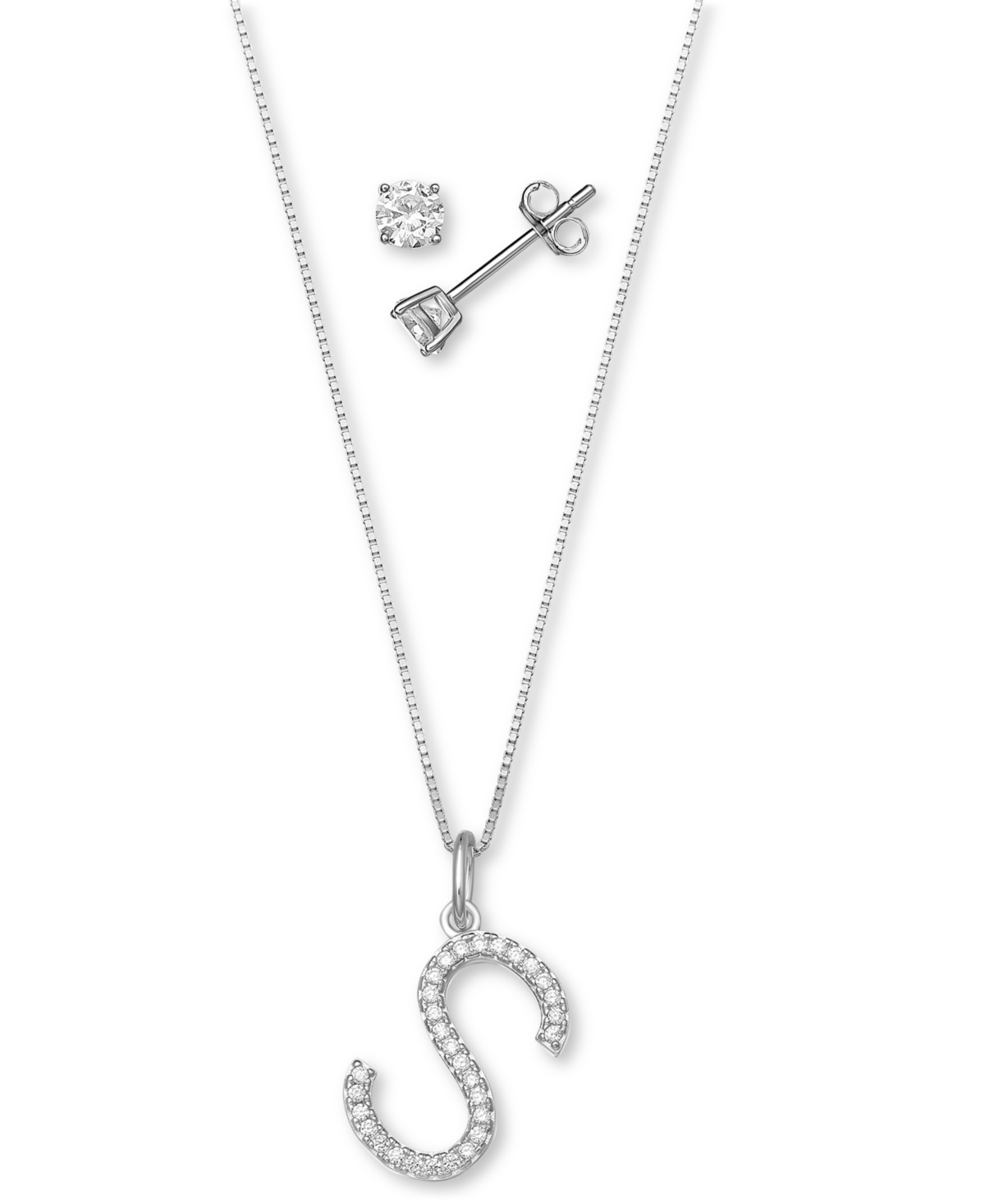 Click here for Giani Bernini 2-Pc. Set Cubic Zirconia Initial Pen... prices