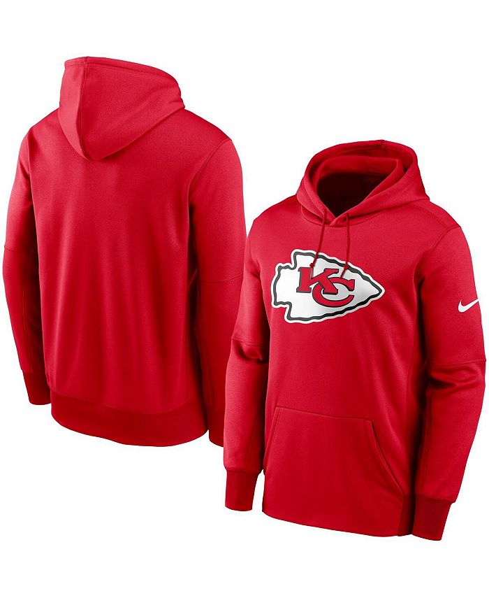 Nike Men's Red Kansas City Chiefs Fan Gear Primary Logo Therma ...