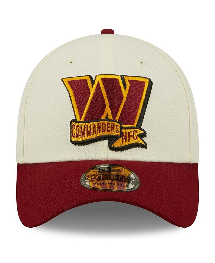 New Era Men's Cream, Burgundy Washington Commanders 2022 Sideline ...