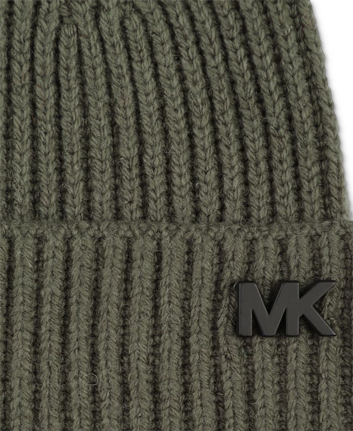 Michael Kors Men's Fisherman Ribbed-Cuff Beanie - Macy's