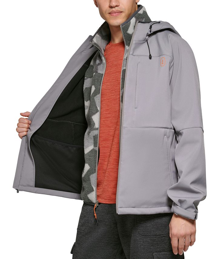 BASS OUTDOOR Men's Firebird Hooded Softshell Rain Jacket & Reviews ...