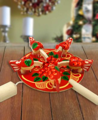 G.DeBrekht Pecking Chicken Hen Old, World Animated Spinning Decor - Macy's