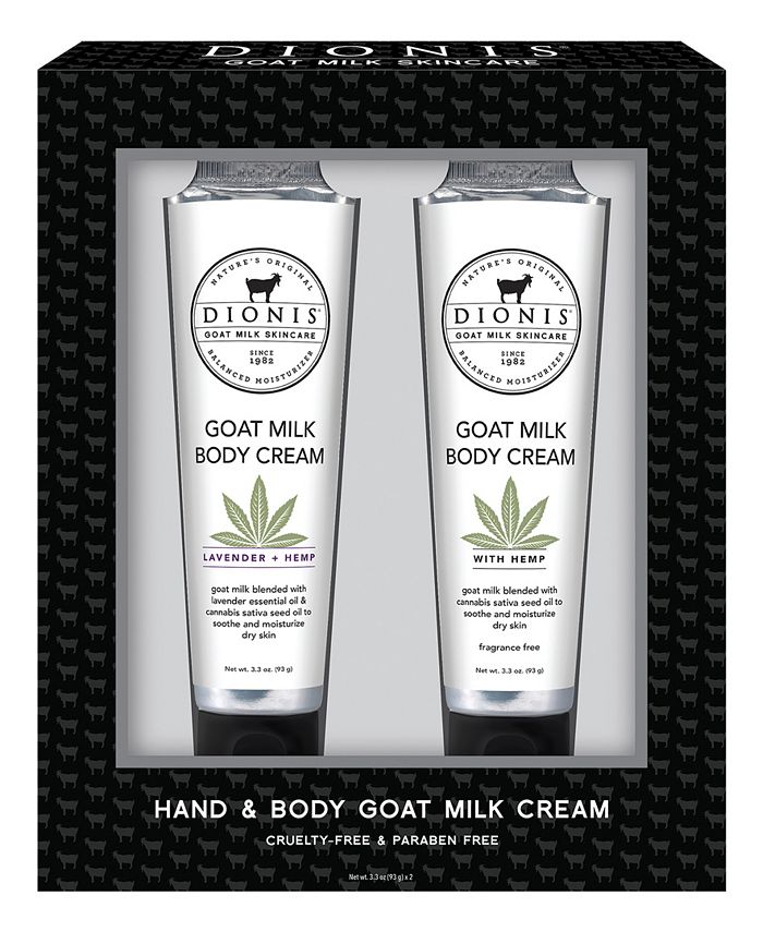 Dionis Hemp Goat Milk Body Cream Gift Set, 2 Piece - Macy's