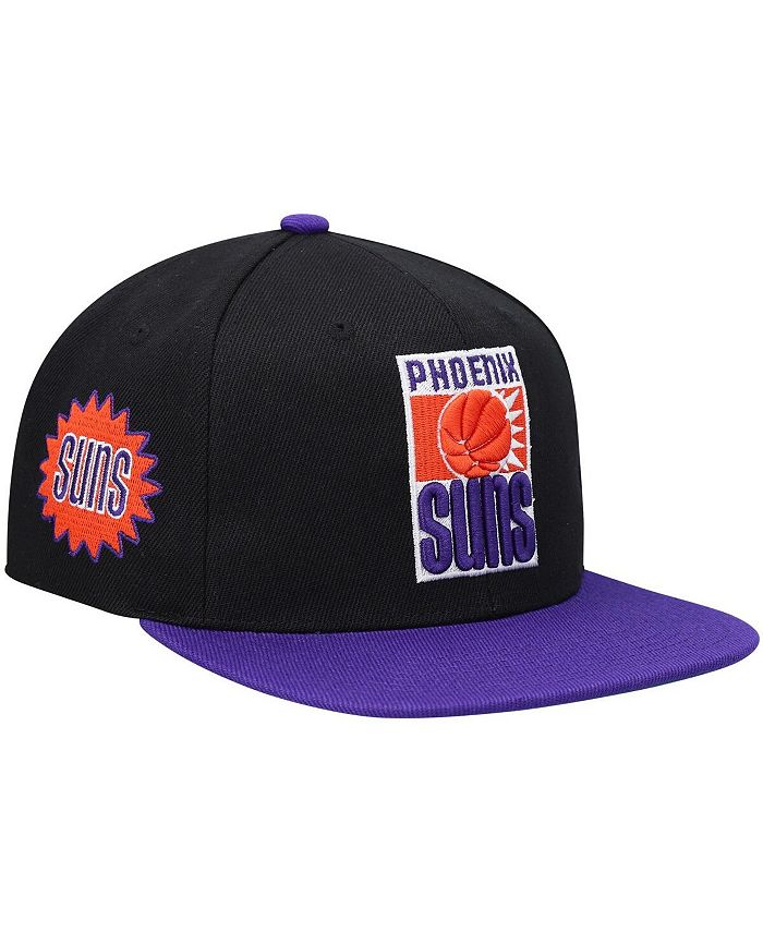 Mitchell & Ness Men's Black, Purple Phoenix Suns Hardwood Classics ...
