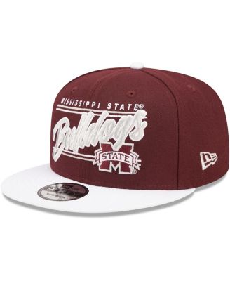 Men's New Era Maroon Mississippi State Bulldogs Team Script 9FIFTY ...