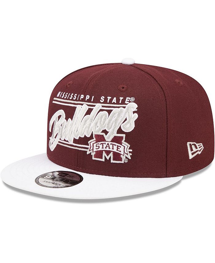 New Era Men's Maroon Mississippi State Bulldogs Team Script 9FIFTY ...