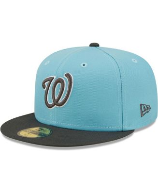 Men's New Era Light Blue and Charcoal Washington Nationals Two-Tone ...