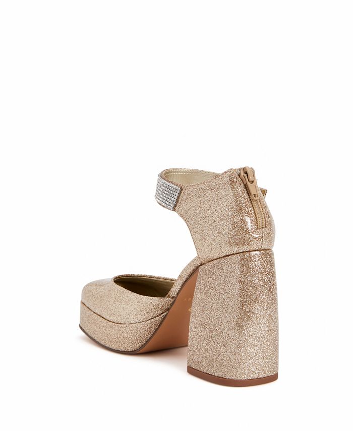 Katy Perry Women's The Uplift Buckle and Back Zip Platform Pumps - Macy's