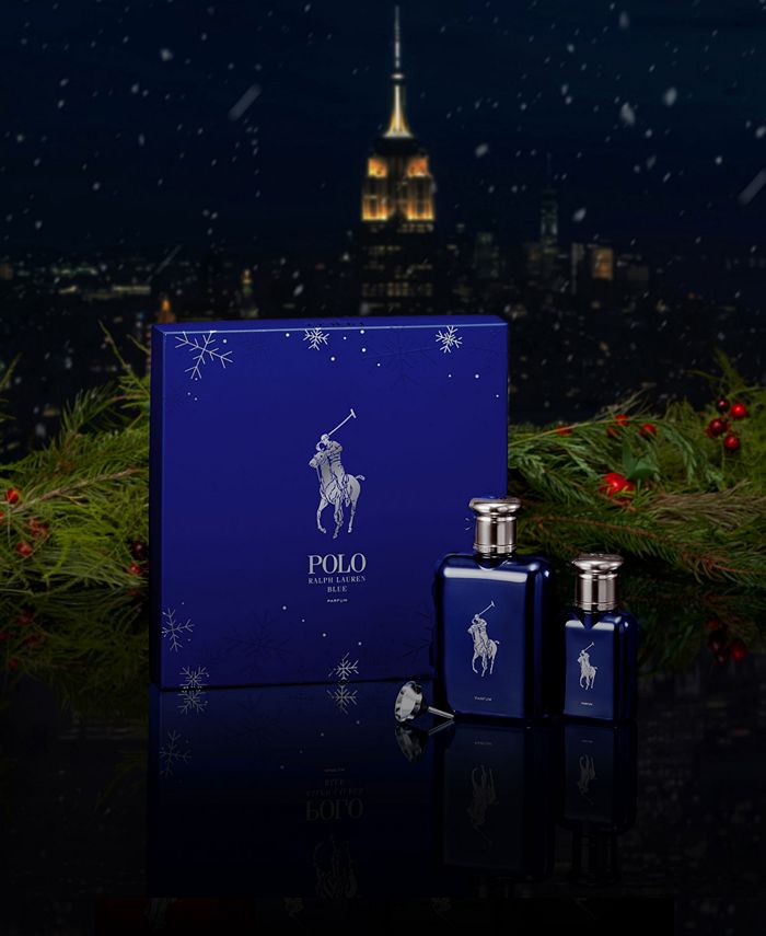 Ralph Lauren Men's 2-Pc. Polo Blue Parfum Gift Set - Macy's