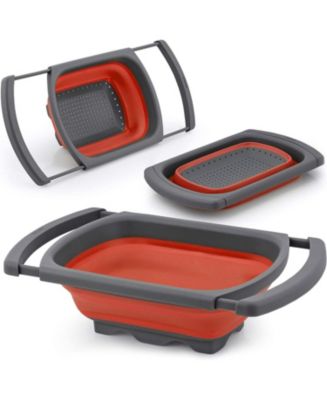 Zulay Kitchen Collapsible Colander With Extendable Handles - Macy's