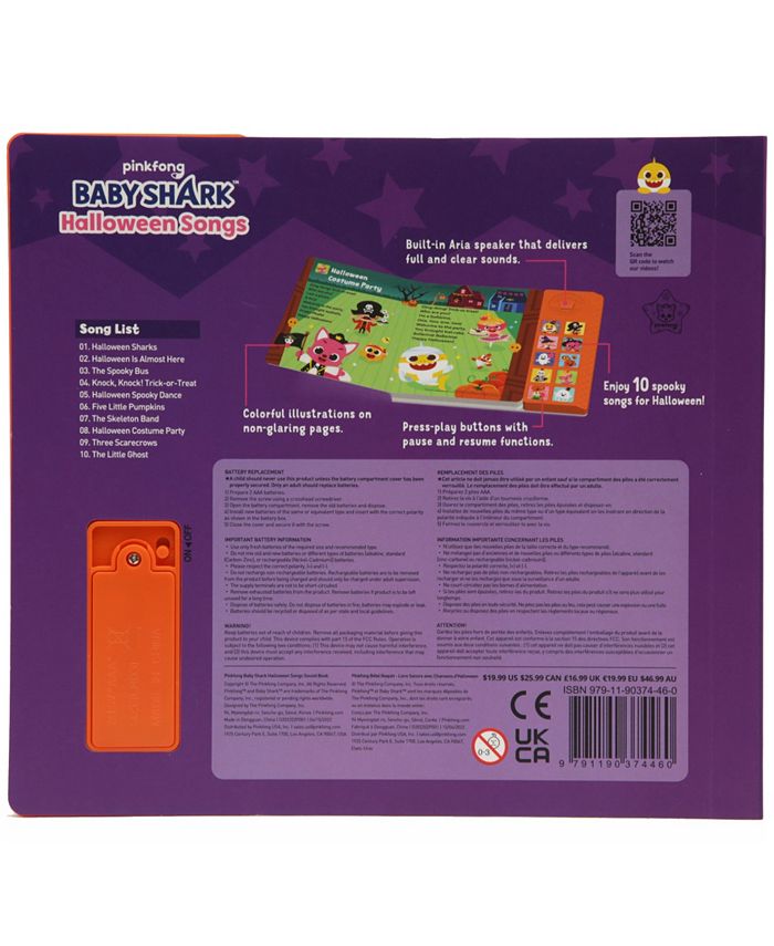 Pinkfong Baby Shark Halloween Songs Sound Book - Macy's