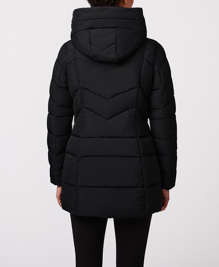 Bernardo Women's Mid-Length Puffer Jacket - Macy's