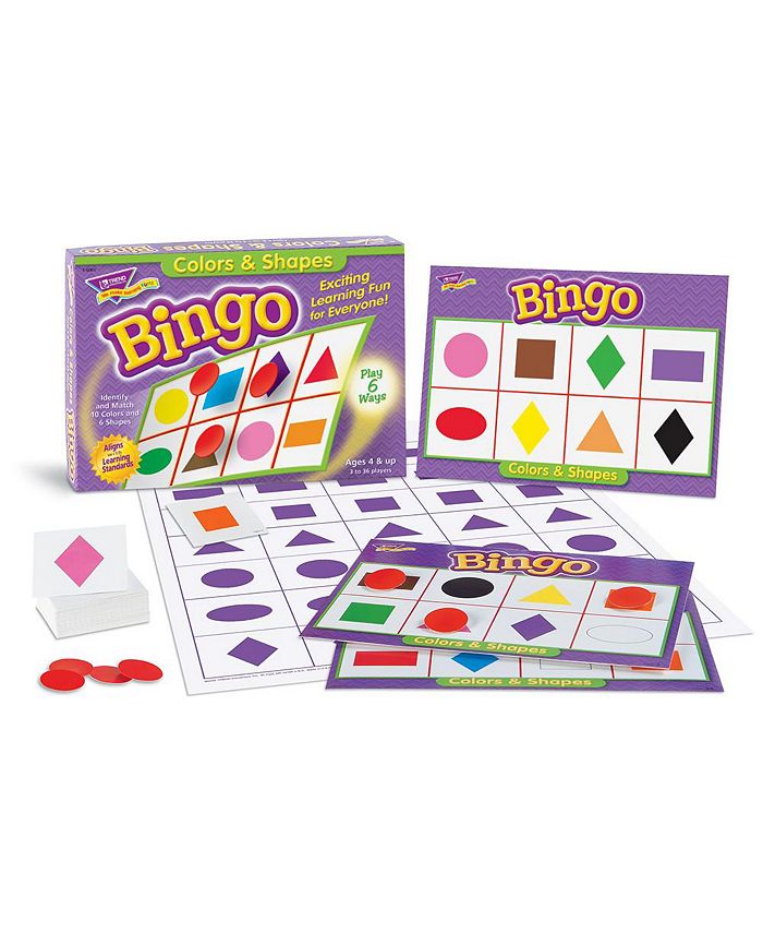 Trend Enterprises Trend Colors Shapes Bingo Game - Macy's