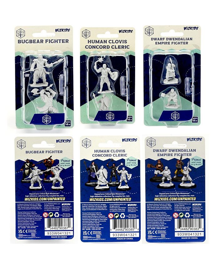 WizKids Games Critical Role Unpainted Miniatures Wave 1 QuickPick 21 ...