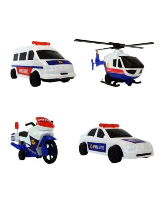 PlayTek Patrol Team Pull Back Vehicles Set, 4 Piece - Macy's