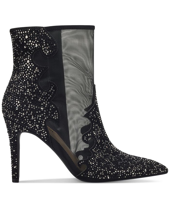 Thalia Sodi Women's Rosanna Embellished Dress Booties, Created for Macy ...