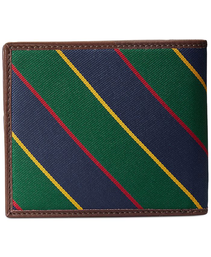 Polo Ralph Lauren Men's Polo Bear Jacquard Billfold Wallet - Macy's