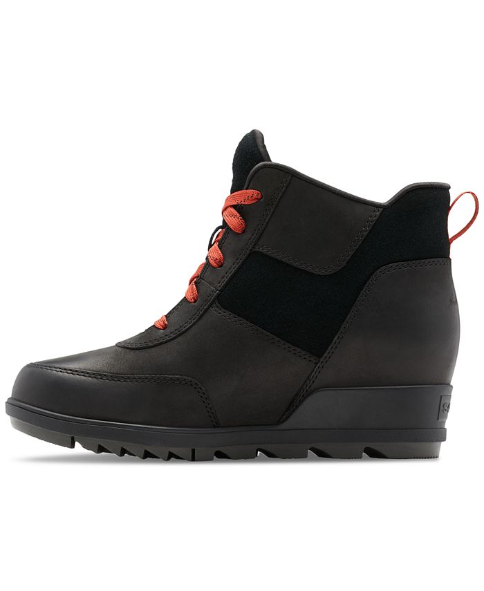 Sorel Women's Evie Sport Lace Wedge Booties - Macy's