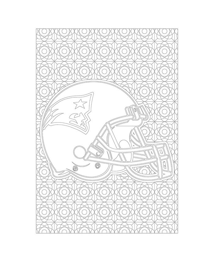 In the Sports Zone NFL Adult Coloring Book, New England Patriots - Macy's