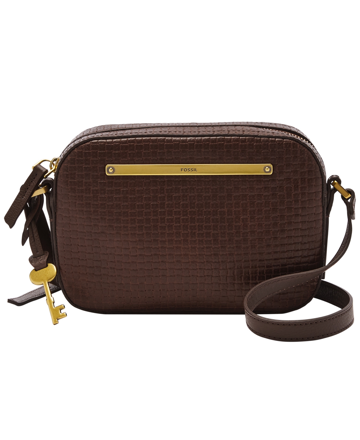 Fossil Liza Leather Camera Bag In Espresso | ModeSens
