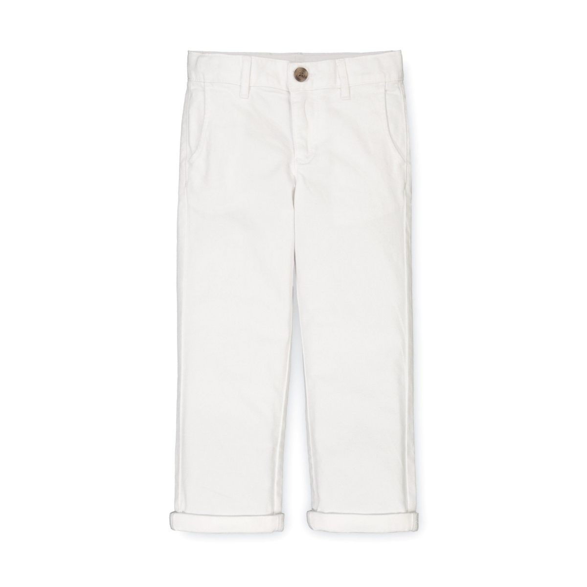 Click here for Hope & Henry Baby Boys Twill Chino - White stretch prices