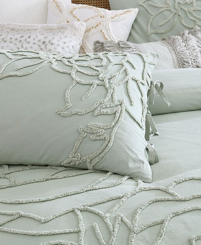 Peri Home Chenille Rose Green 3 Piece Comforter Set, Full/Queen - Macy's