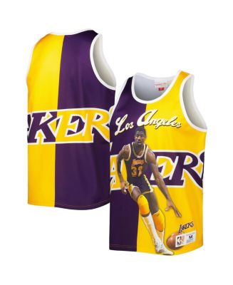 Men's Mitchell & Ness Magic Johnson Purple and Gold Los Angeles Lakers ...