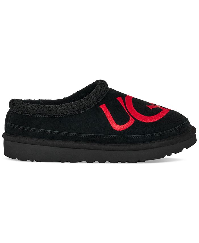 UGG® Men's Tasman Braid Embroidered Logo Slippers - Macy's