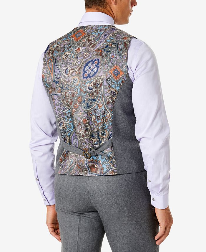 Tayion Collection Men's Classic-Fit Wool Suit Vest & Reviews - Suits ...