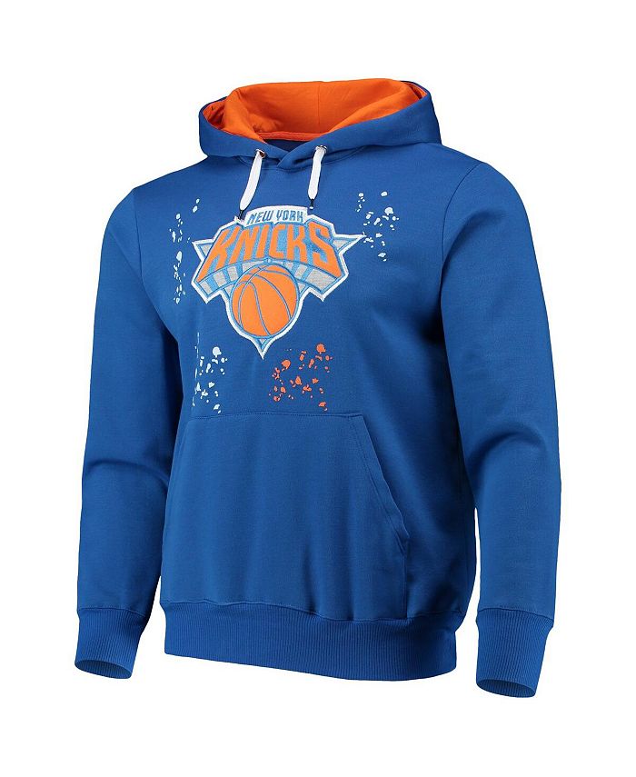 FISLL Men's Royal New York Knicks Confetti Pullover Hoodie - Macy's