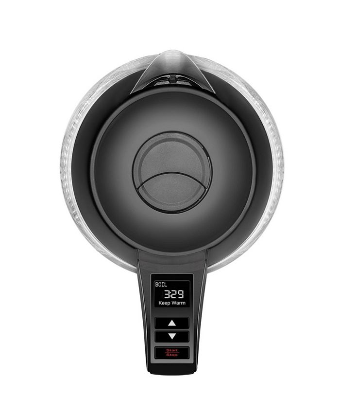 Chefman 1.8L Digital Rapid-Boil Glass Kettle with 7 Temperature Presets ...