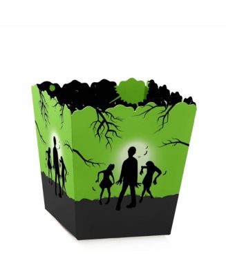 Big Dot of Happiness Zombie Zone - Party Mini Favor Boxes - Halloween ...