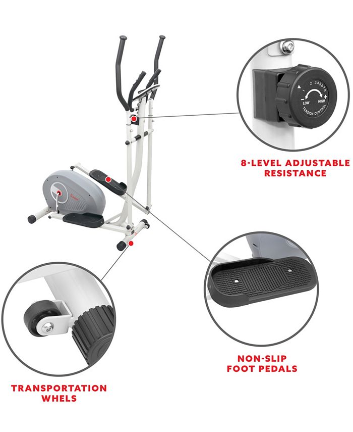 Sunny Health & Fitness Magnetic Elliptical Trainer, Sf-E3955 - Macy's